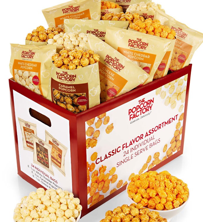24 Pack Single Serve Popcorn
