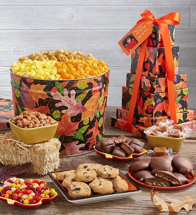 Fall Colors Tin & Tower