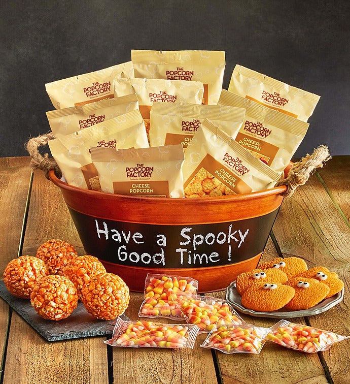 Halloween Gift Basket Ideas | Halloween Treats | The Popcorn Factory