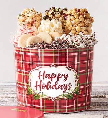 Christmas Popcorn Tins | Christmas Food Gifts | The Popcorn Factory