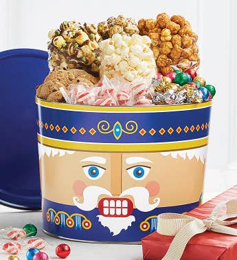 Christmas Popcorn Tins | Christmas Food Gifts | The Popcorn Factory