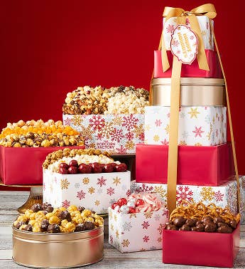 Christmas Popcorn Tins | Christmas Food Gifts | The Popcorn Factory