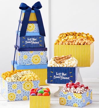 Towers | Gift Towers of Delicious Treats | The Popcorn Factory