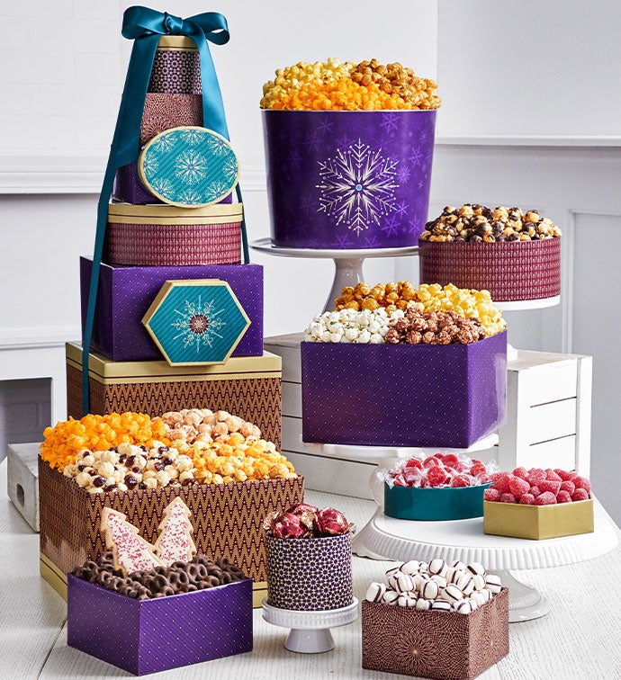Towers | Gift Towers of Delicious Treats | The Popcorn Factory