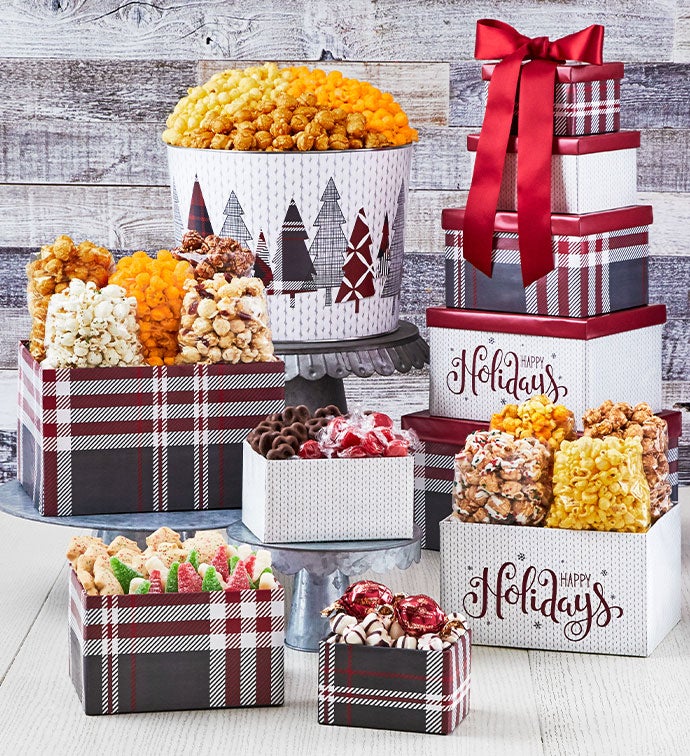 Towers | Gift Towers of Delicious Treats | The Popcorn Factory