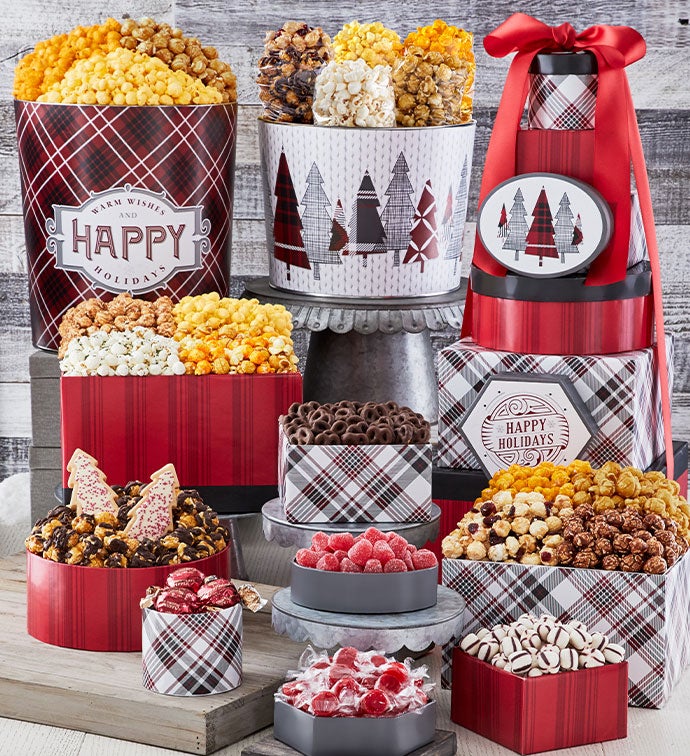 Towers | Gift Towers of Delicious Treats | The Popcorn Factory