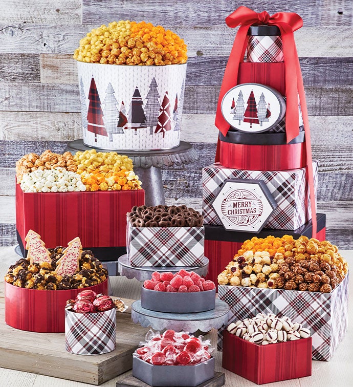 Towers | Gift Towers of Delicious Treats | The Popcorn Factory