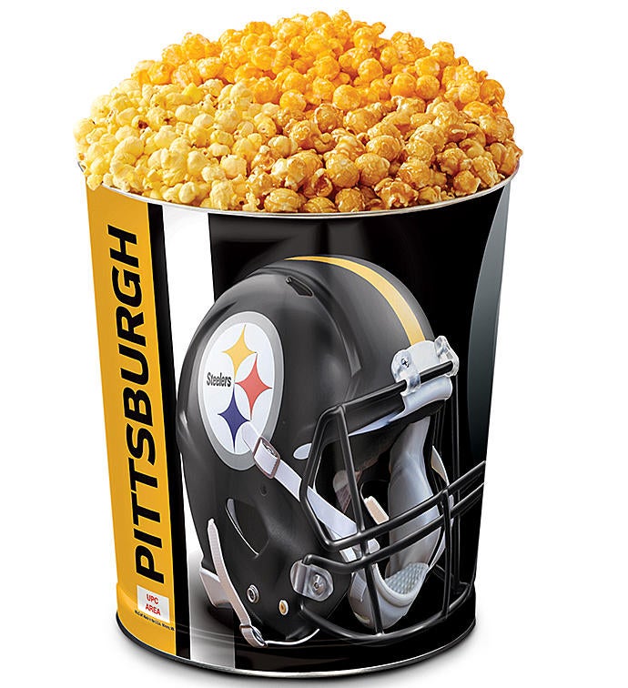 Pittsburgh Steelers 3-Flavor Popcorn Tins | The Popcorn Factory - 32587
