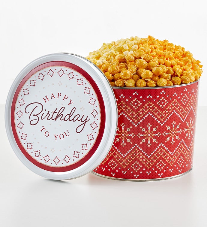 Smiley Face Snack Assortment and 3-Flavor Popcorn