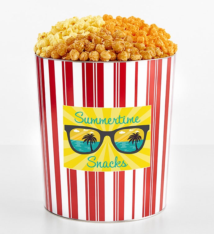 Oakland Raiders 3-Flavor Popcorn Tins